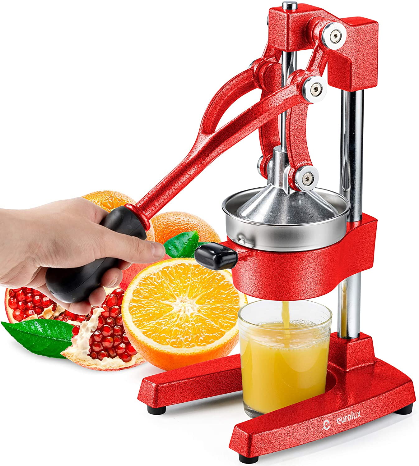 Eurolux Cast Iron Citrus Juicer | Commercial Grade Manual Hand Press ...