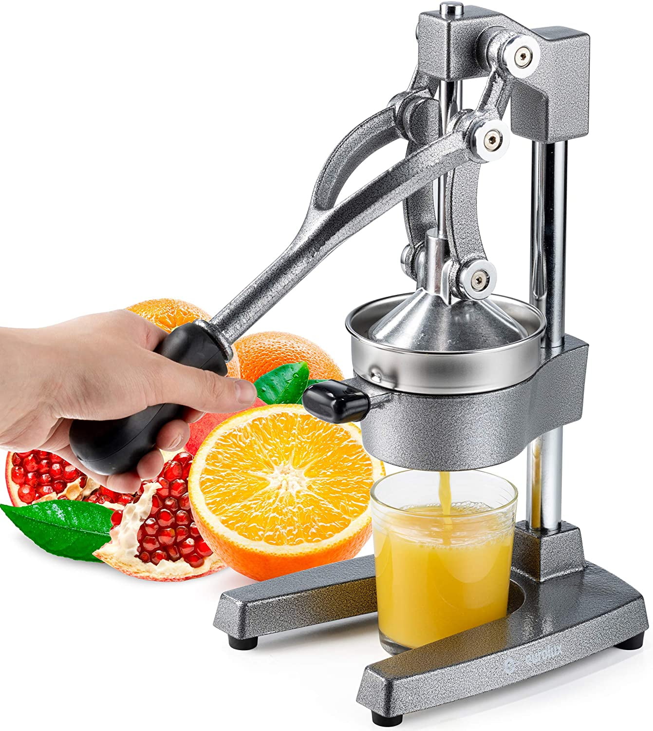 Eurolux Cast Iron Citrus Juicer | Commercial Grade Manual Hand Press ...