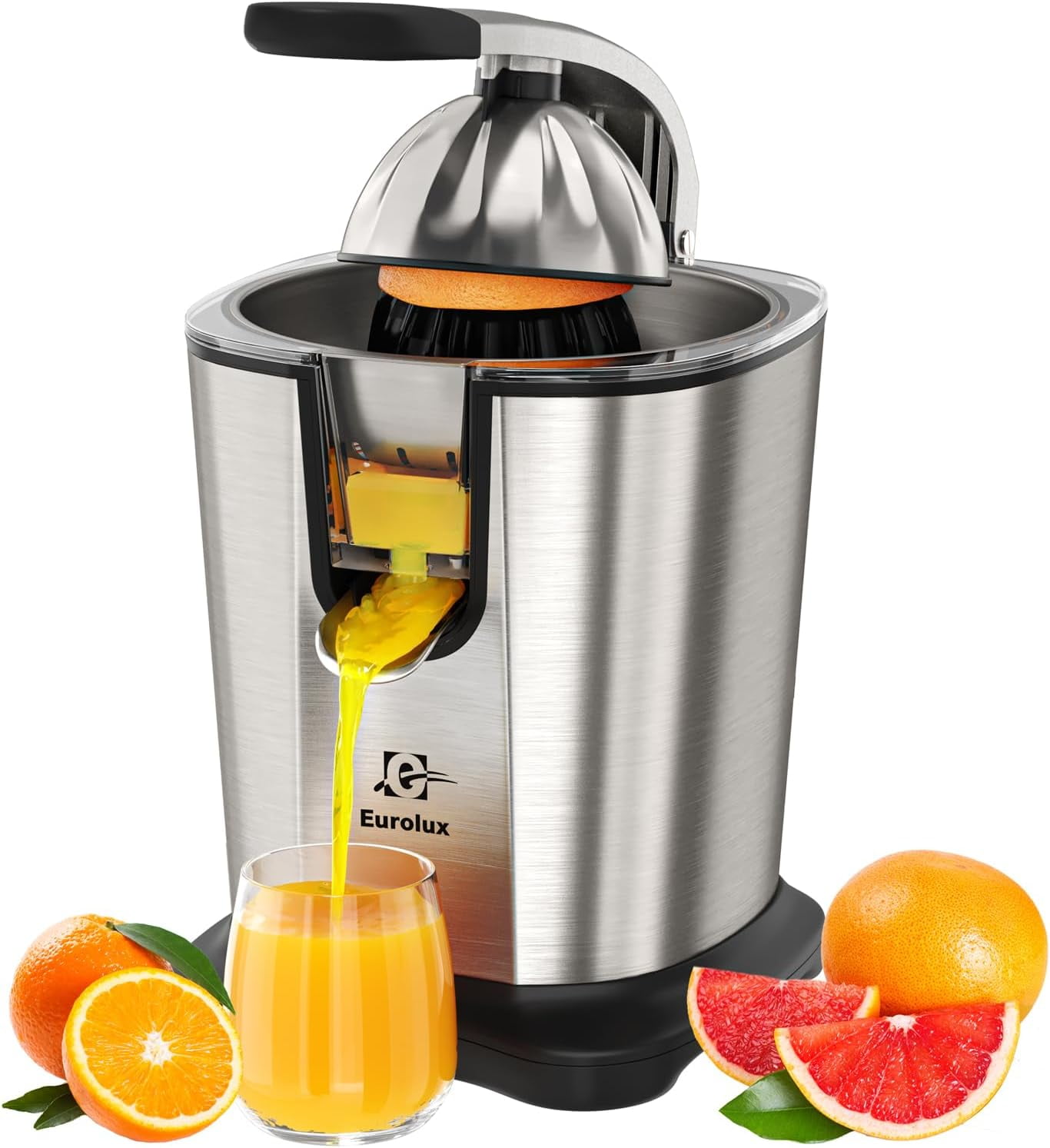 Eurolux Electric Citrus Juicer Power Pro - ELCJ-3000 - with 300 Watts ...