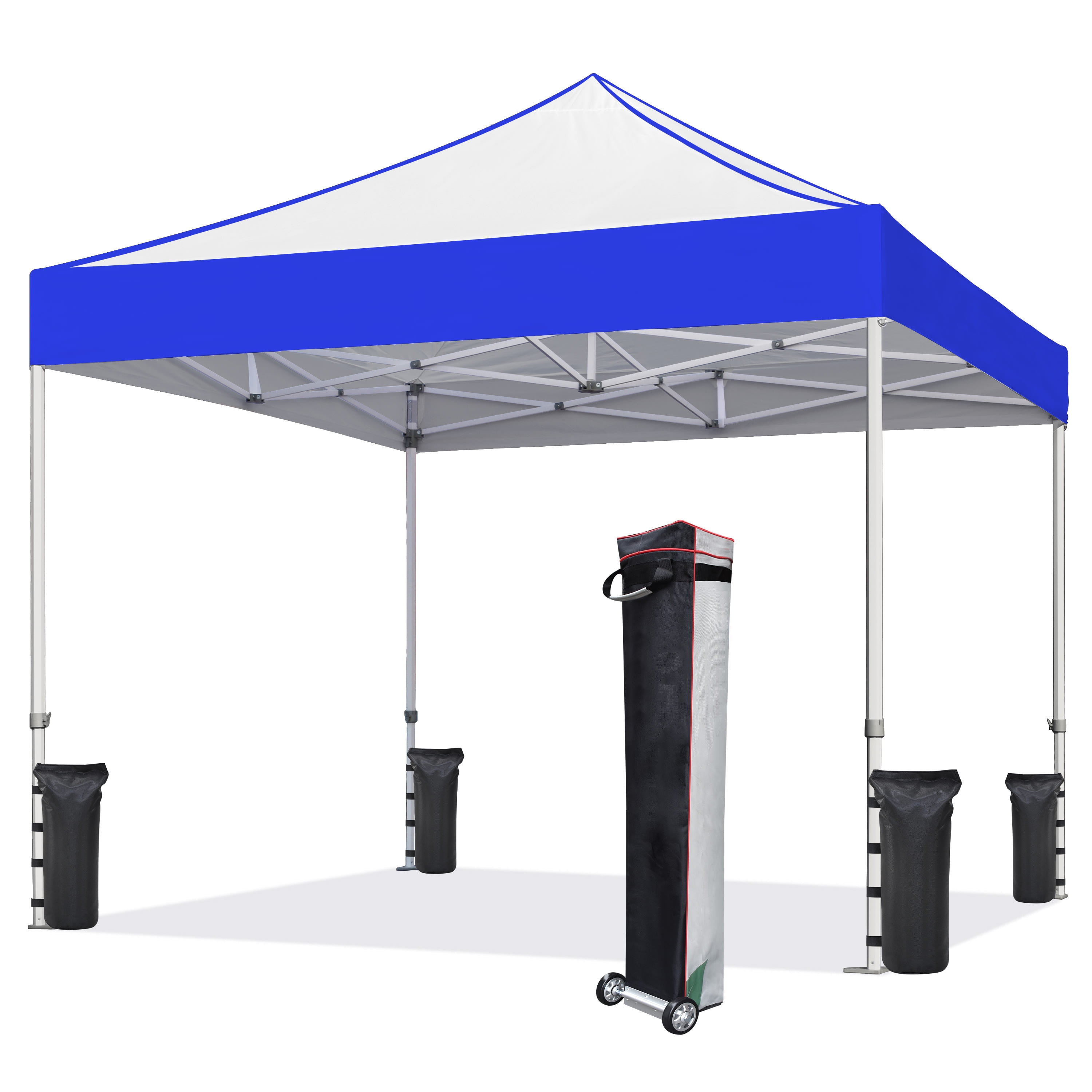 Euromax 10x10 Ez Pop Up Canopy Tent, Commercial Instant Canopies with ...