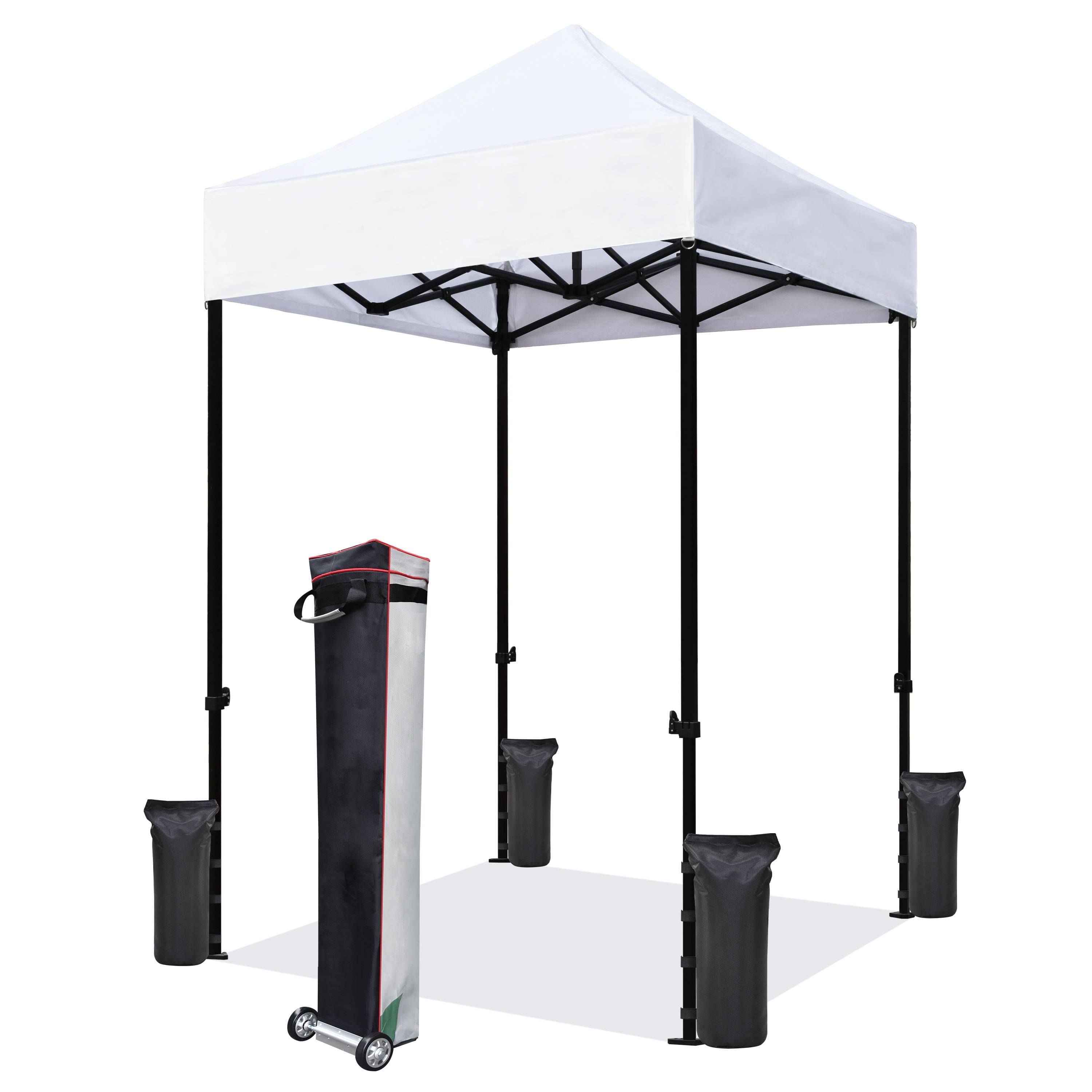 Free Shipping! Euromax 5x5 Pop up Canopy Outdoor Heavy Duty Tent,White - Walmart.com