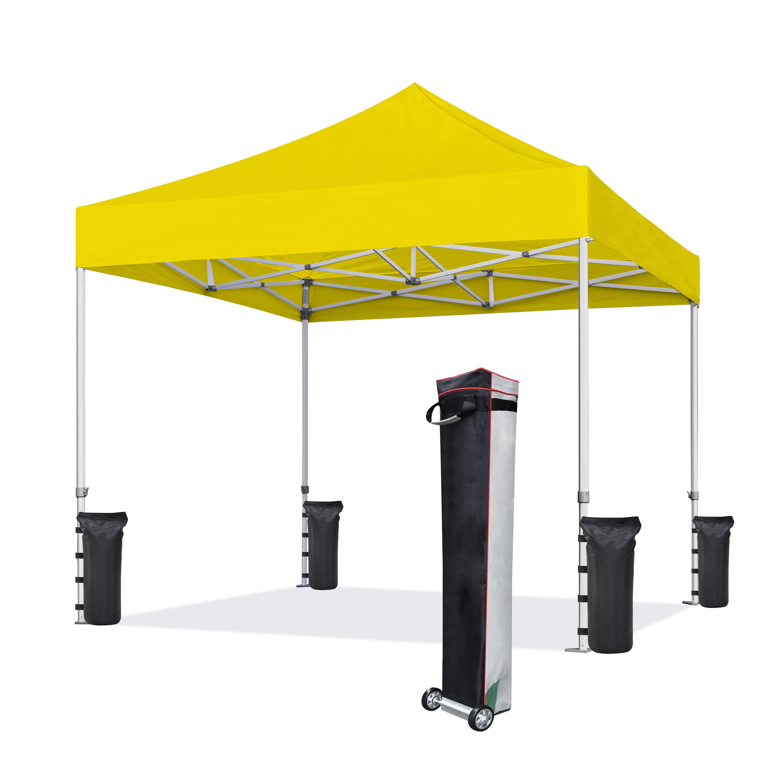 Eurmax Canopy 8' x 8' Sunflower Pop-up and Instant Outdoor Canopy ...