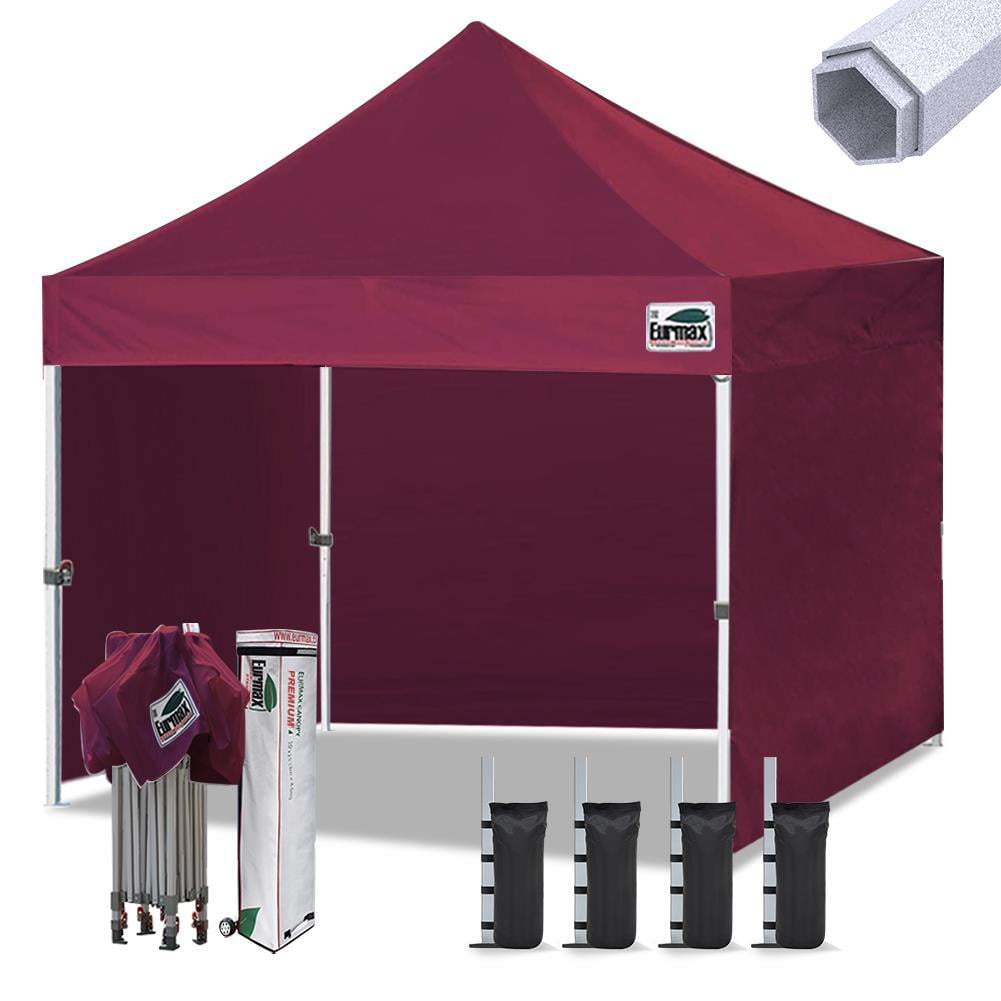 Eurmax Premium Easy Pop-Up Outdoor Frame, 10x10 Ft Canopy with ...