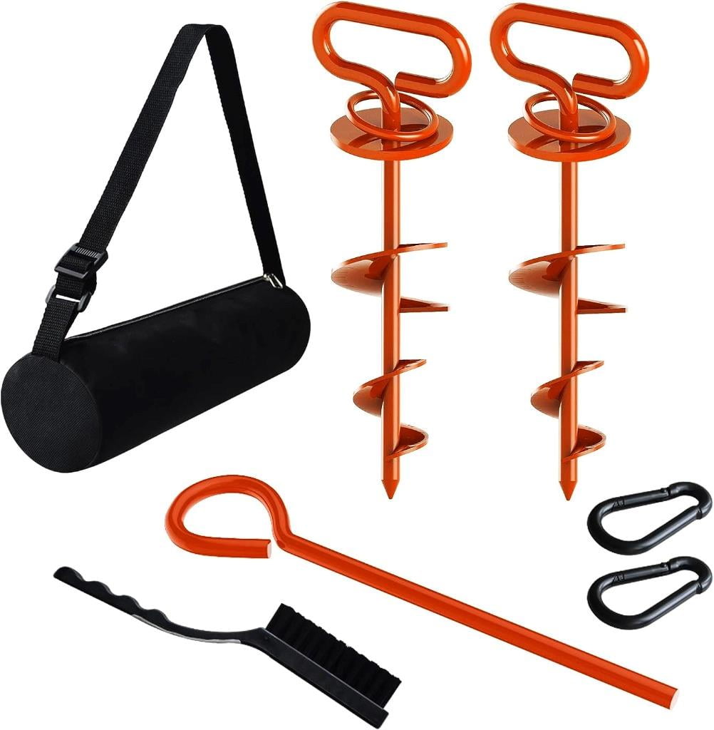 Euromax USA Dog Tie Out Stake Triple Lock Heavy Duty Dog Anchor for ...