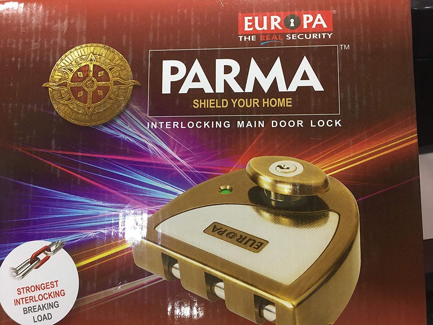 Europa Parma Interlocking Antique Finish Main Door Lock Gold - Walmart.com
