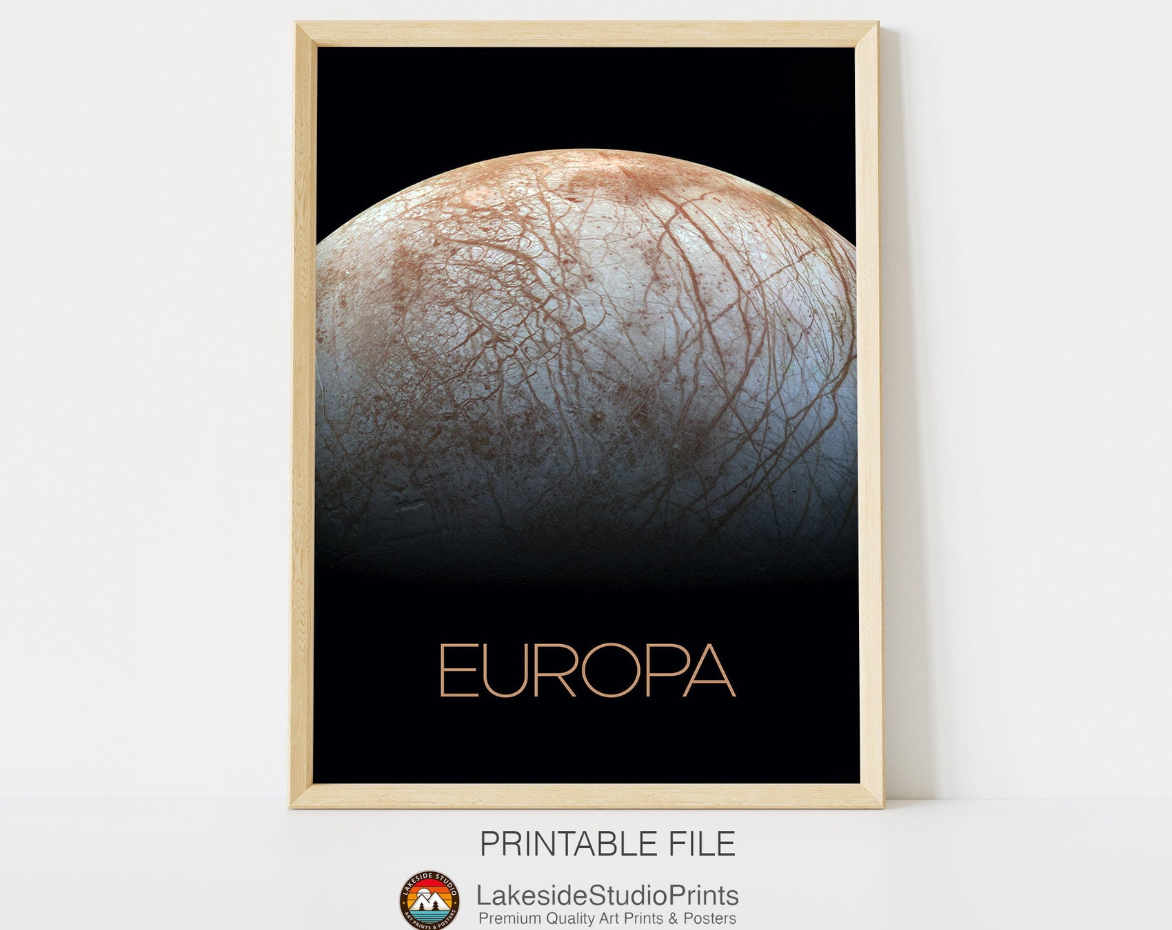 Europa Space Poster | NASA Our Planets |, 12x18 UNFRAMED - Walmart.com