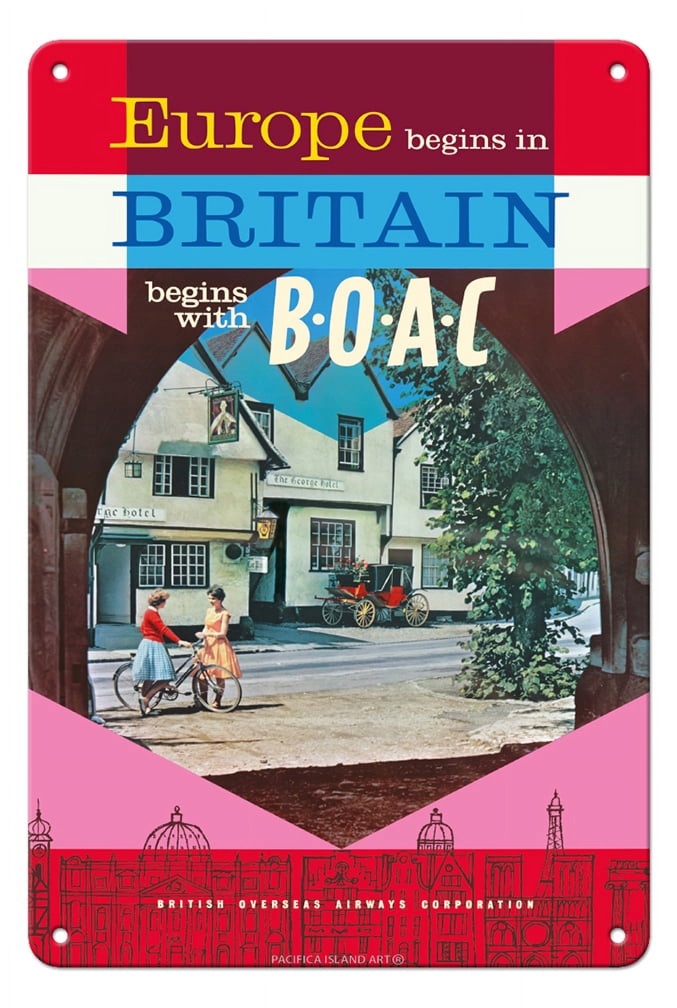 Europe - Britain Begins with B.O.A.C - British Overseas Airways ...