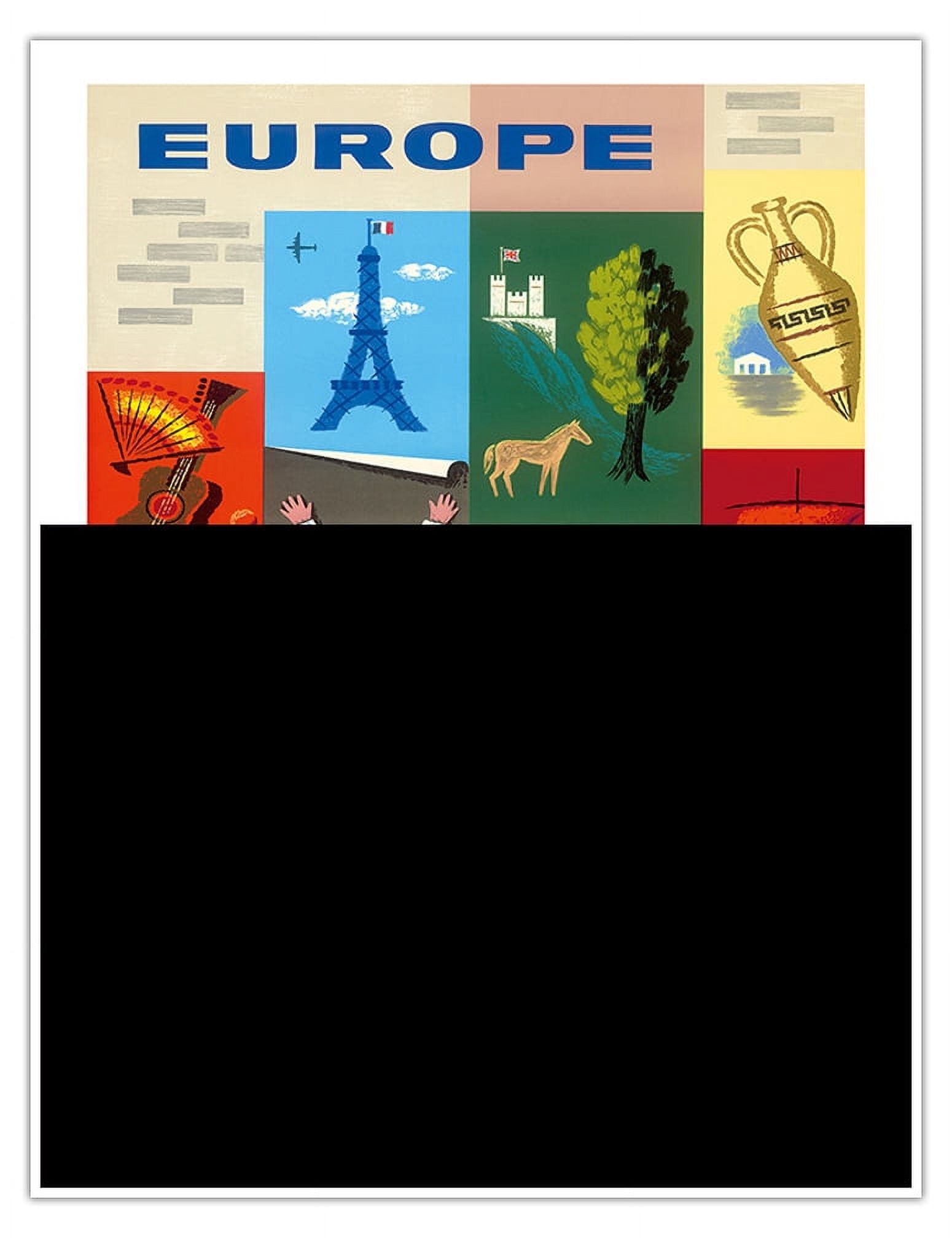Europe - France - Icons of the European Countries - Vintage Airline ...