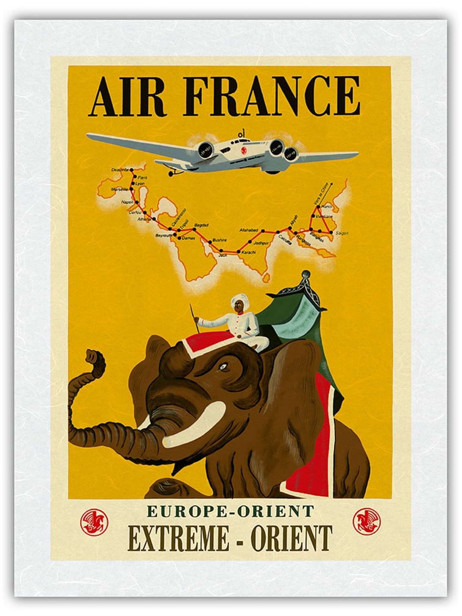 Europe - Orient - Extrême-Orient - France - Regal Elephant with Howdah ...