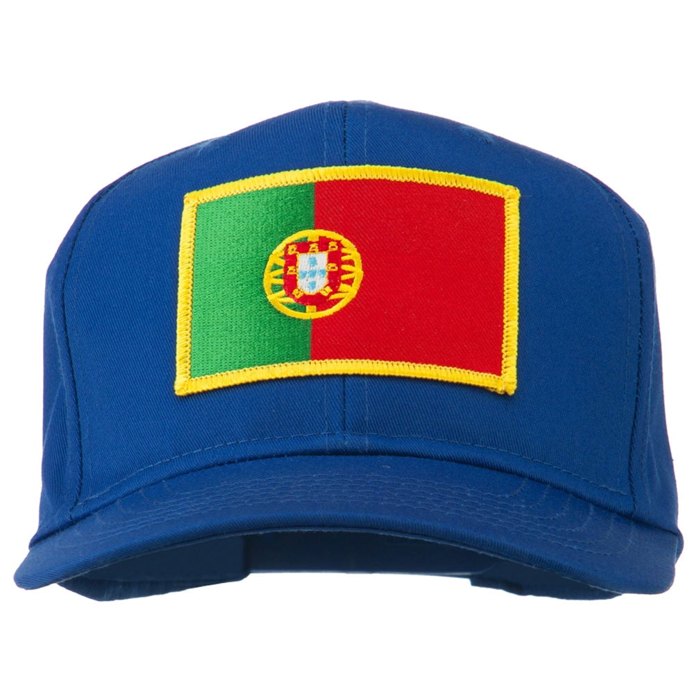 Europe Portugal Flag Patched Cap - Royal OSFM - Walmart.com