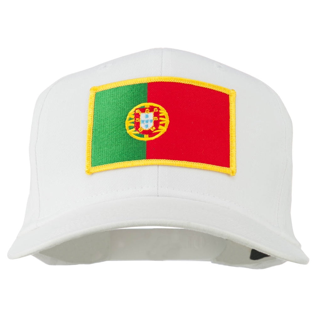 Europe Portugal Flag Patched Cap - White OSFM - Walmart.com