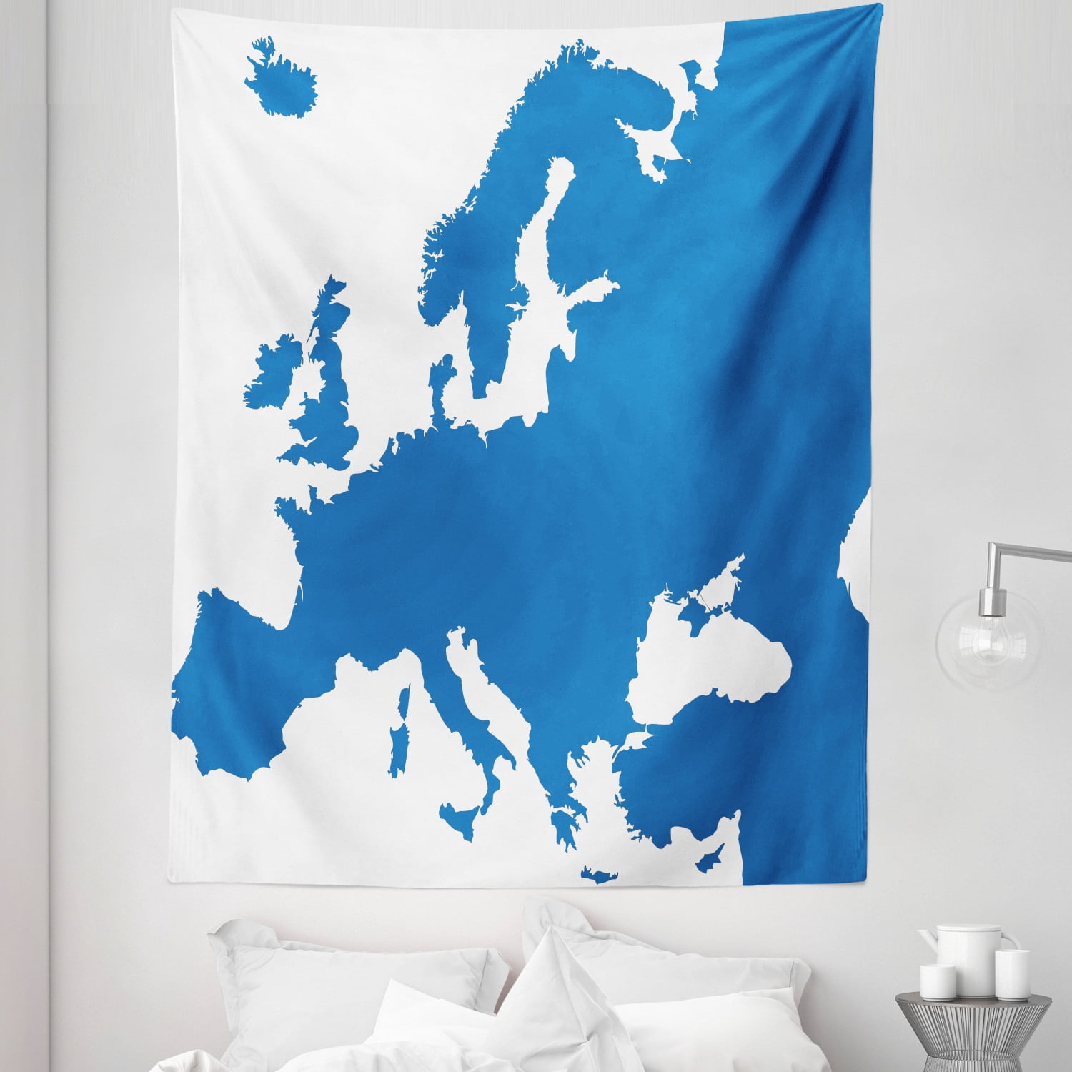 Europe Tapestry, Simplistic Monochrome Layout of Info-Graphics Showing ...