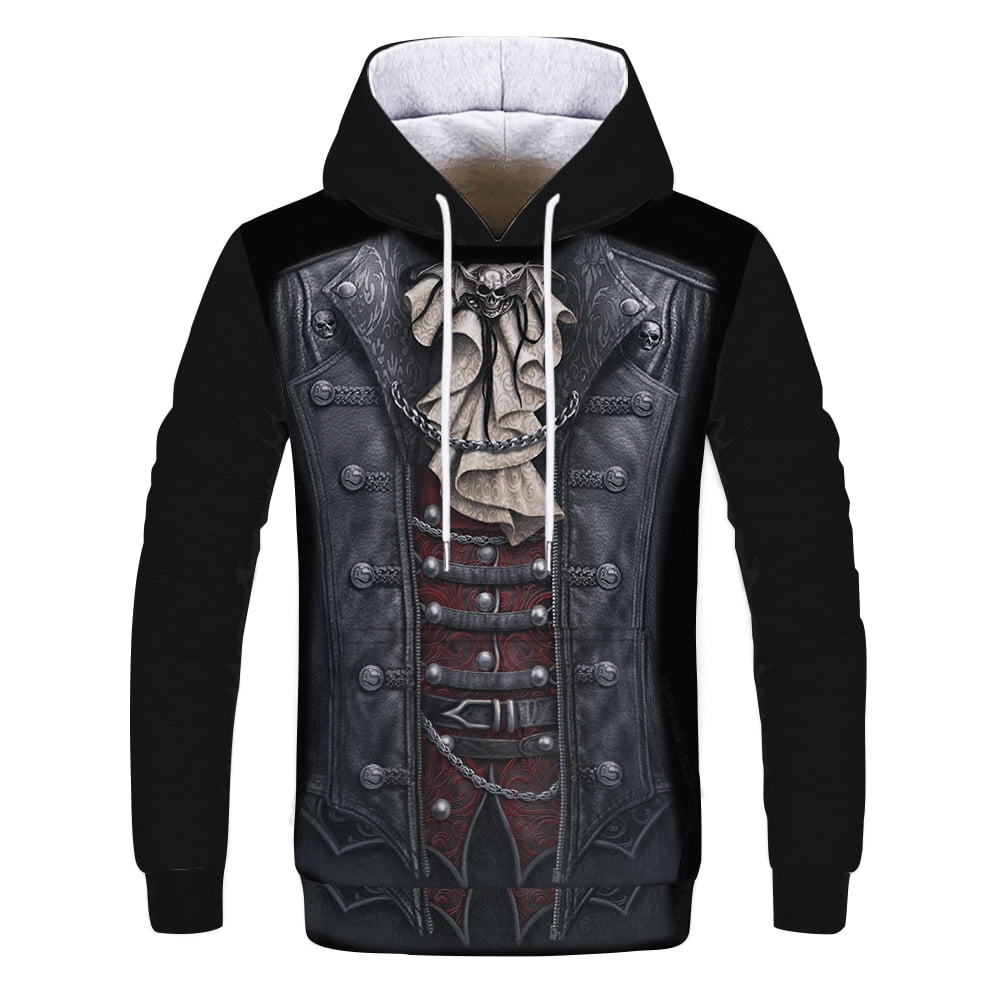 Europe and America Men/Women Hoodies With Hat Hoody Print Color Blocks ...