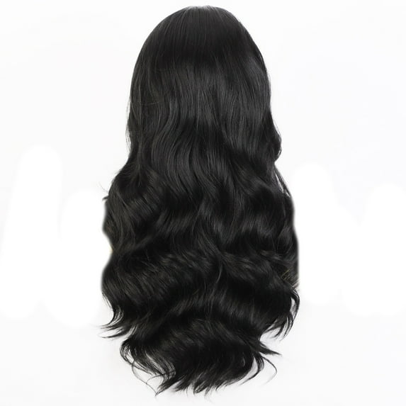 European And Wigs Women's Solid Color Big Long Curly Wig Foreign Trade ...