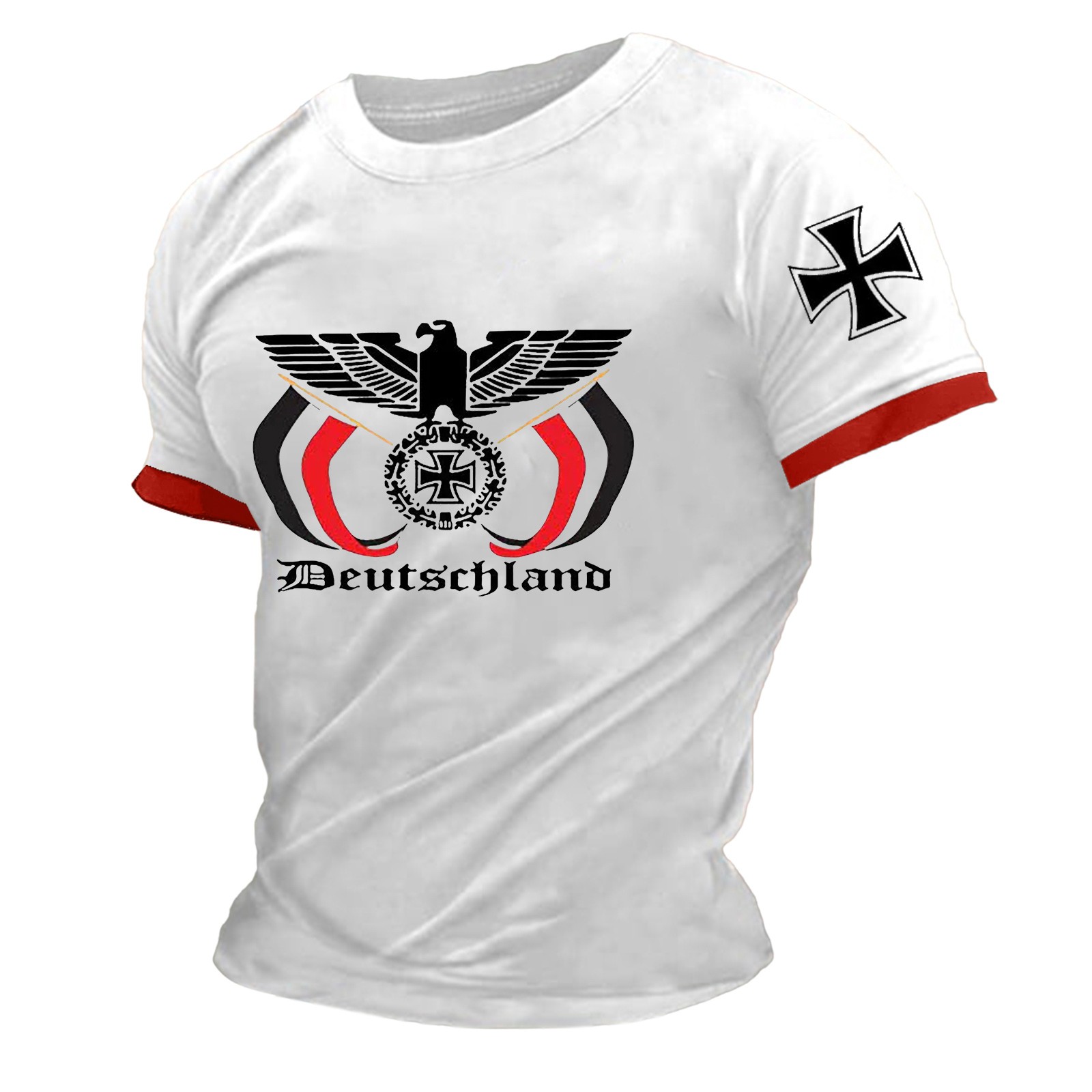 European And World War II German Tiger Tank Print Men's Casual And ...