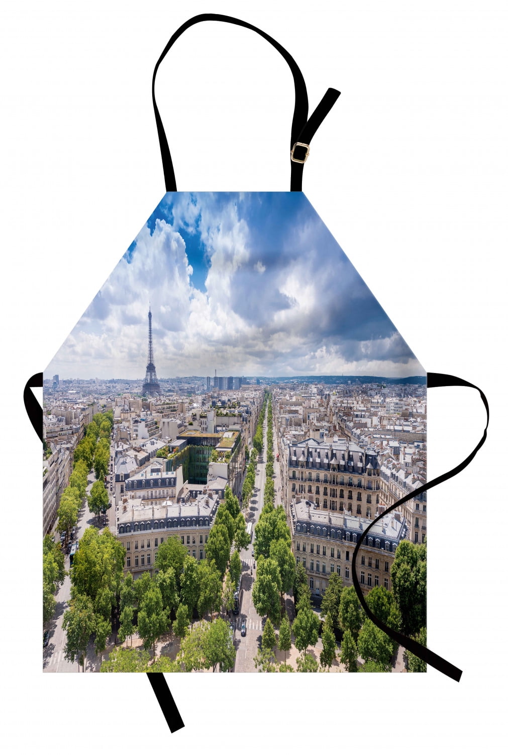 European Apron Aerial Paris Eiffel Tower French Heritage Culture ...