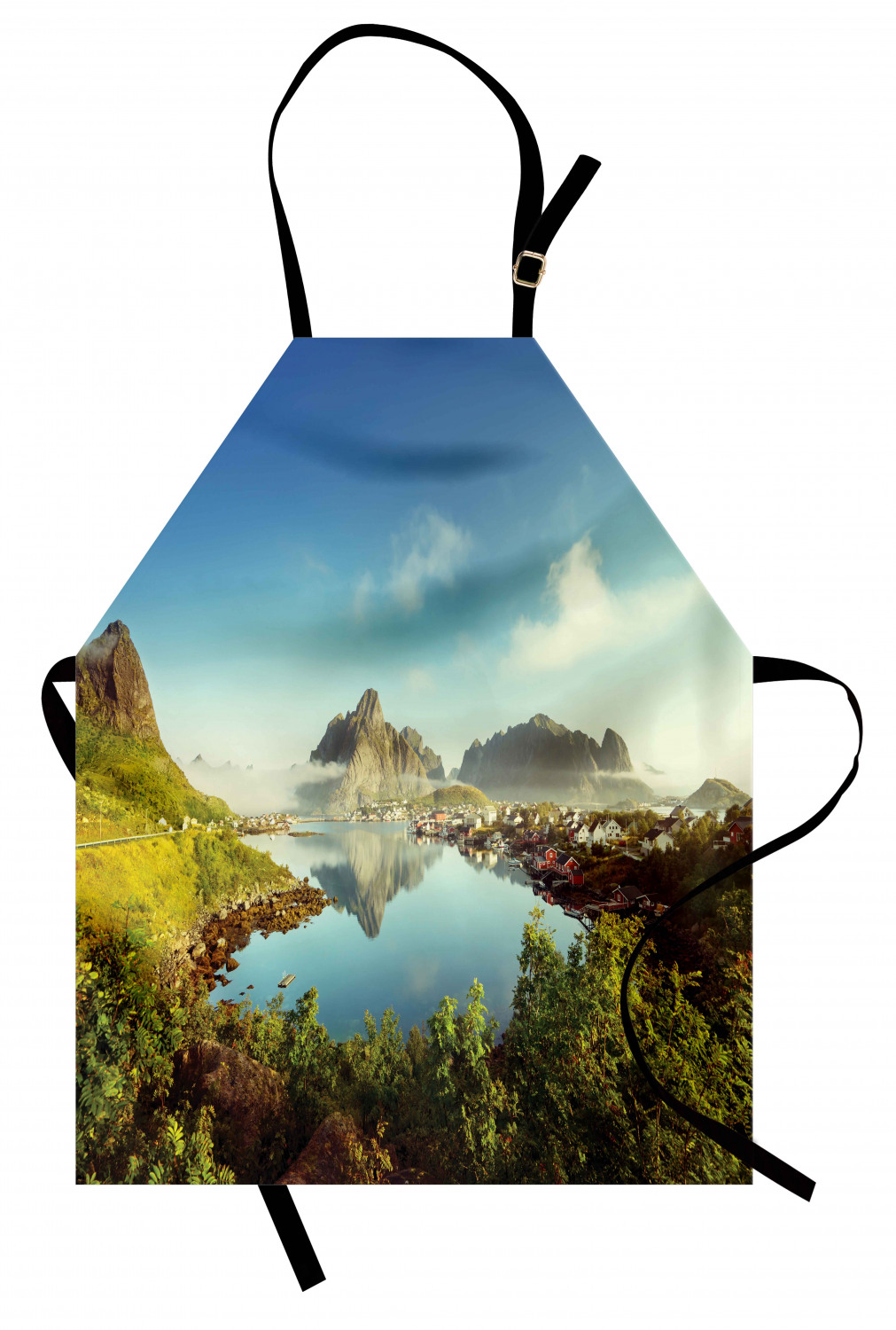 European Apron Reine Creek in Norway in a Sunny Fall Day Tranquil ...