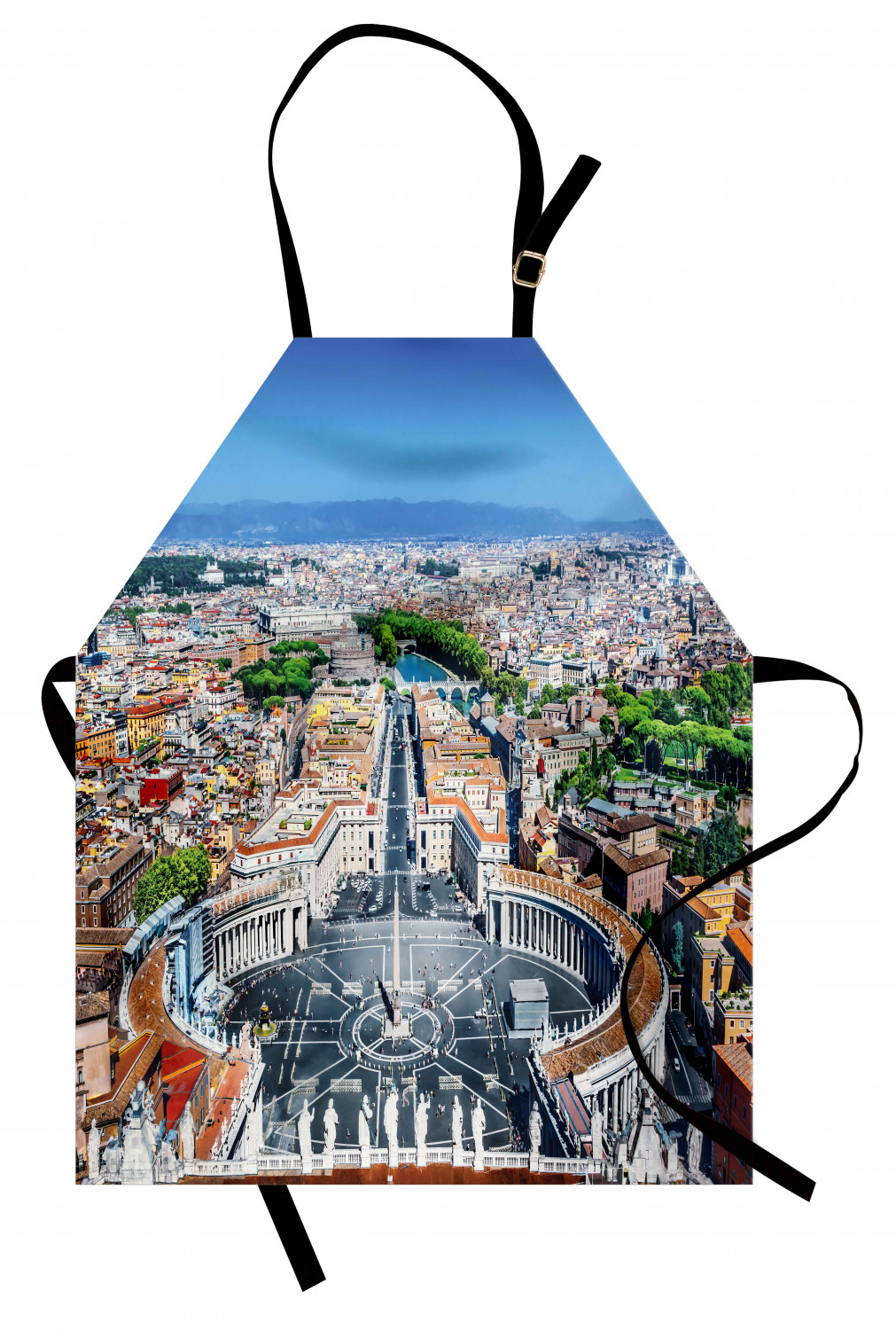 European Apron Saint Peter's Square in Rome Italian Mediterranean ...