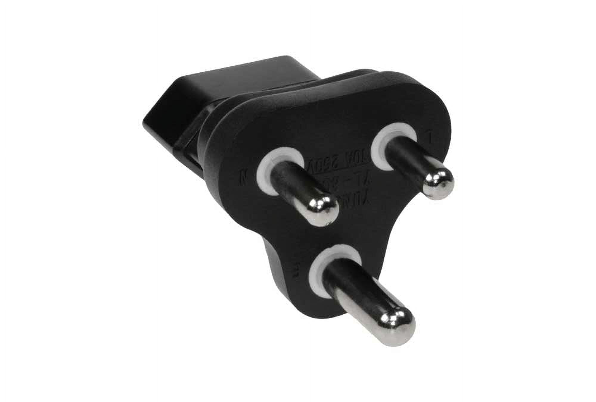 European CEE7/16 to India/South Africa BS546 Plug Adapter - Walmart.com