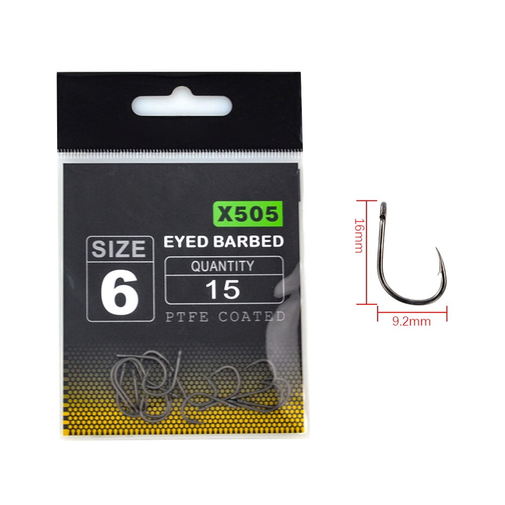European Carp Large Hook Thin Strip Crooked Mouth Fishing Hook Barbed ...