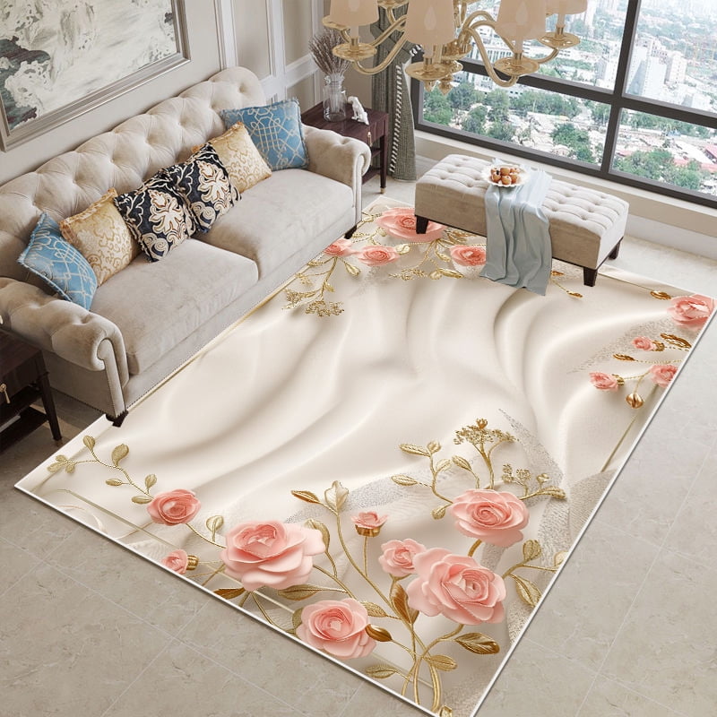 European Carpets Living Room Luxury Rug ration Carpet Washable Sofa ...