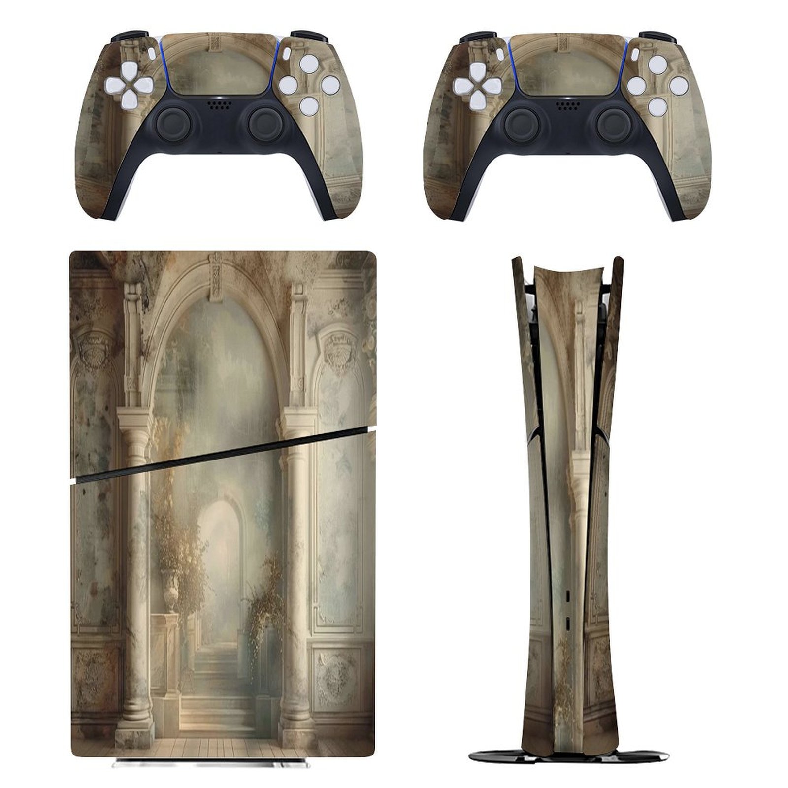 European Castle PS5/PS5 Pro/PS5 Slim Digital Disc Skin Sticker For ...