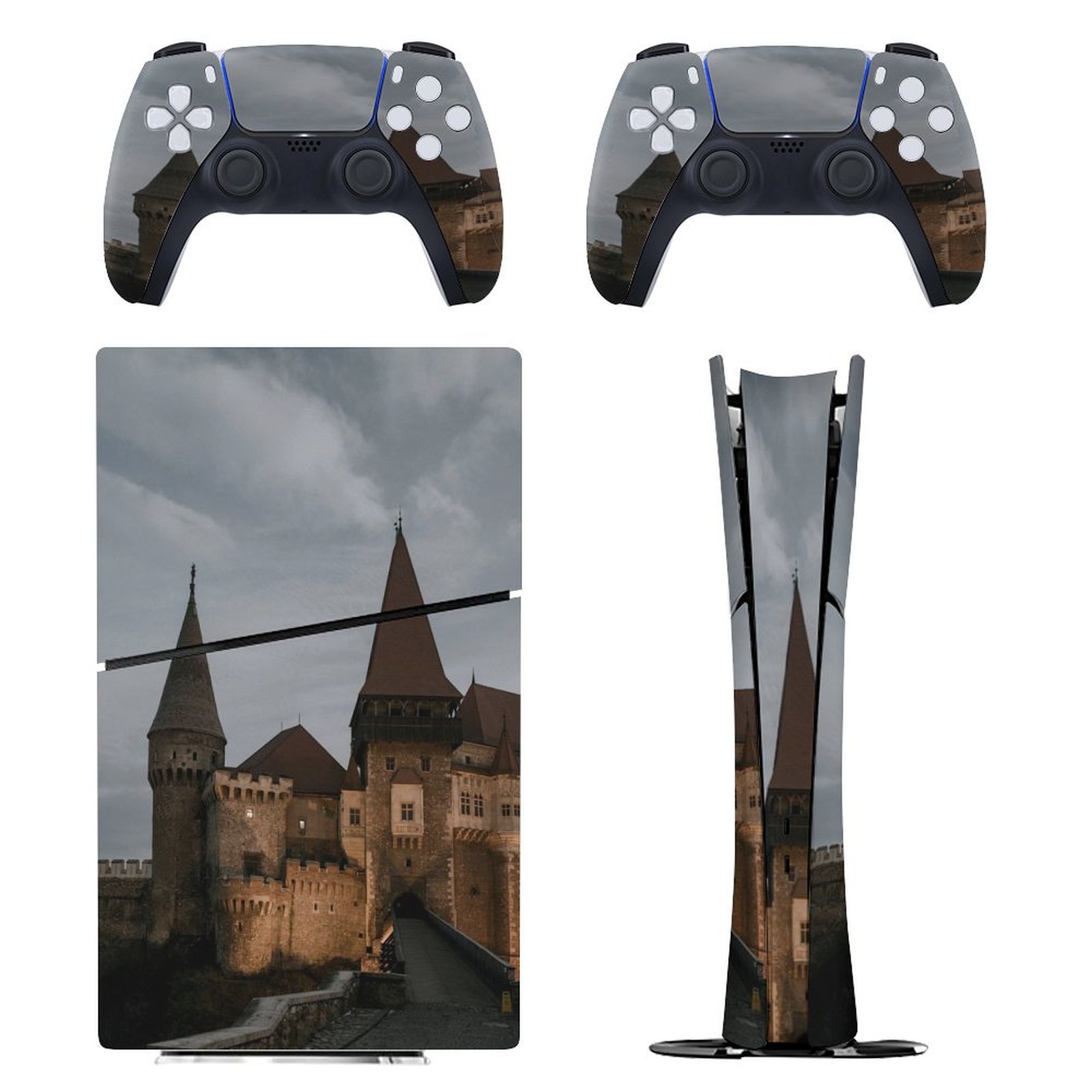 European Castle PS5/PS5 Slim Digital Disc Skin Sticker For Console And ...