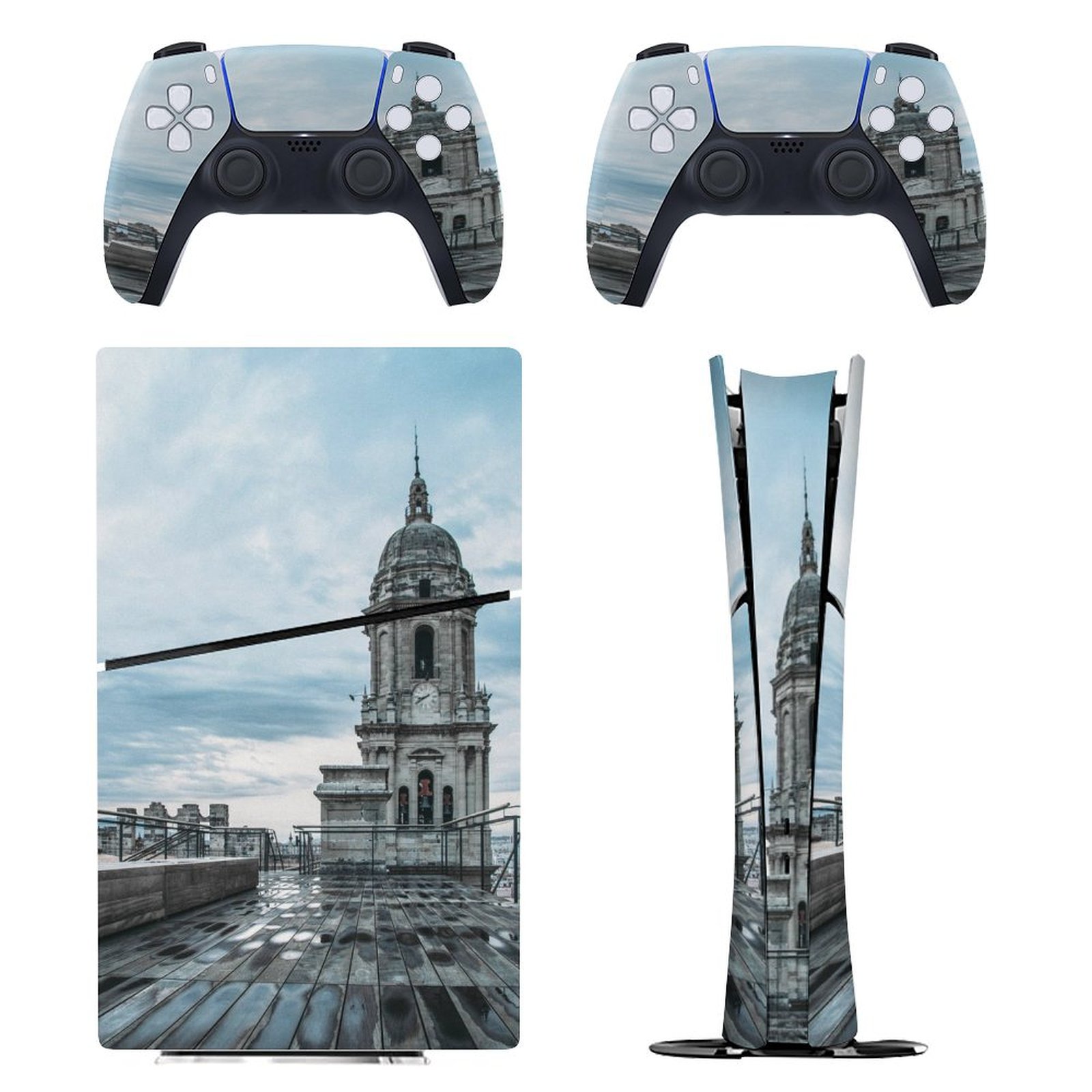 European Castle PS5/PS5 Slim Digital Disc Skin Sticker For Console And ...