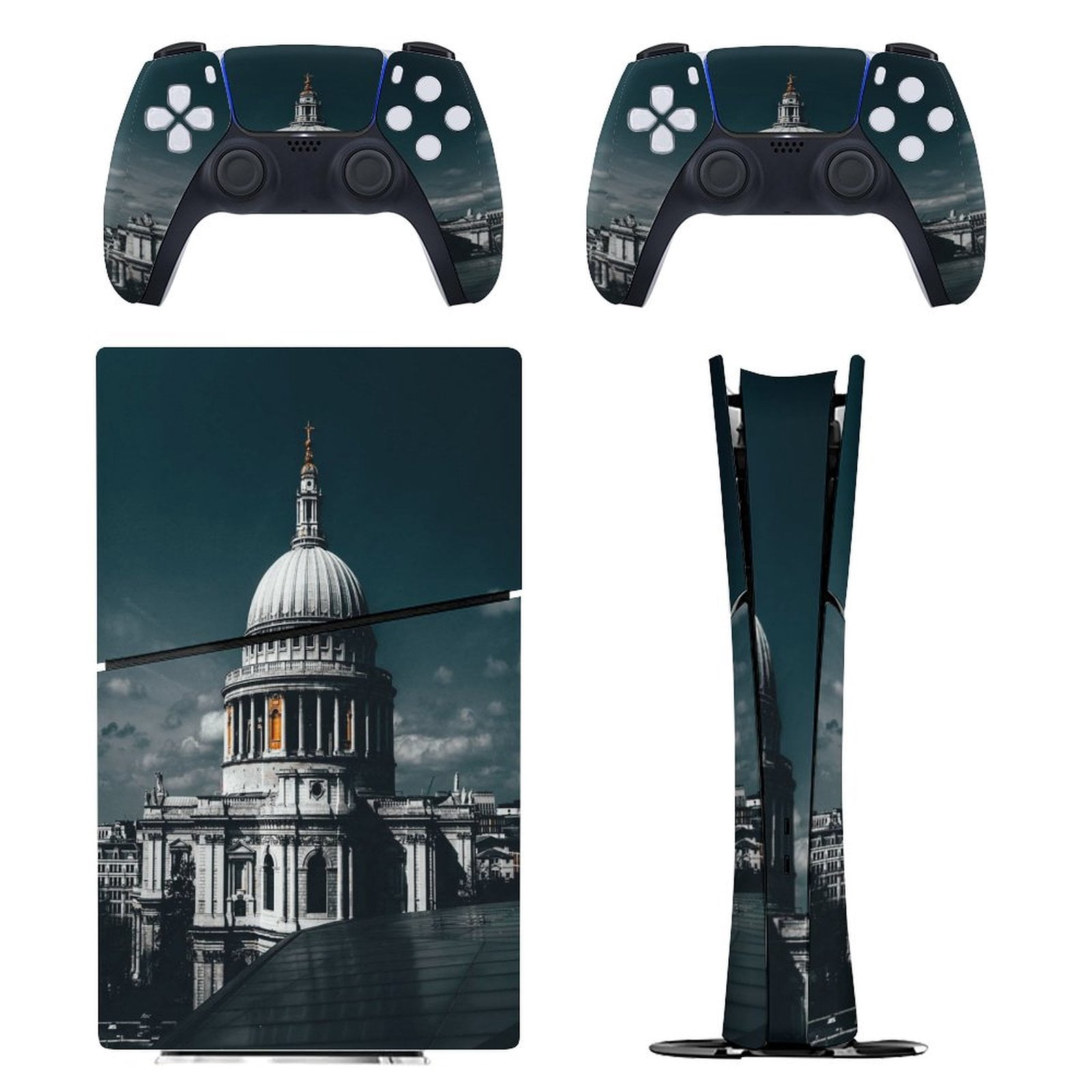 European Castle at Night PS5/PS5 Slim Digital Disc Skin Sticker For ...