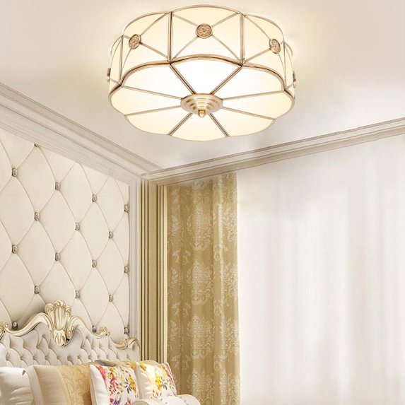 European Ceiling Mount Flower-shaped Ceiling Light, Ceiling Light ...