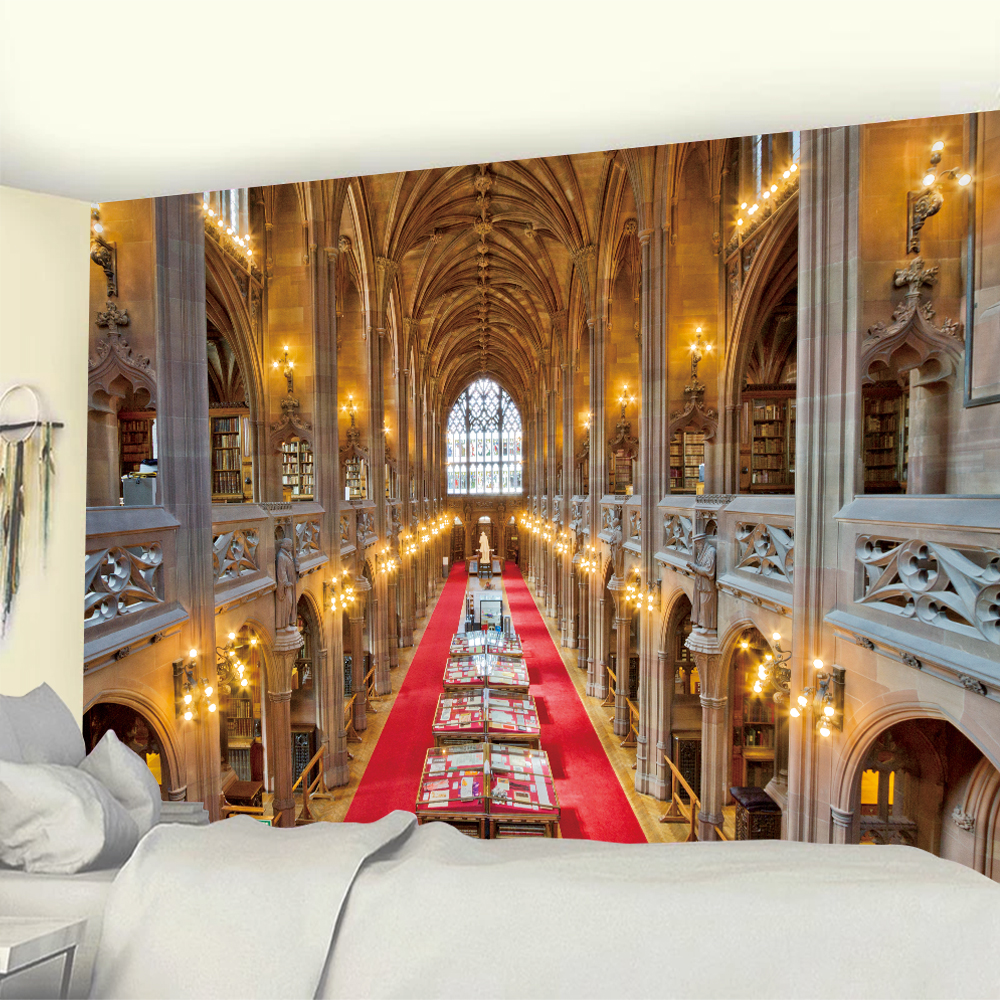 European Christian church Jesus mural bookshelf tapestry home ...