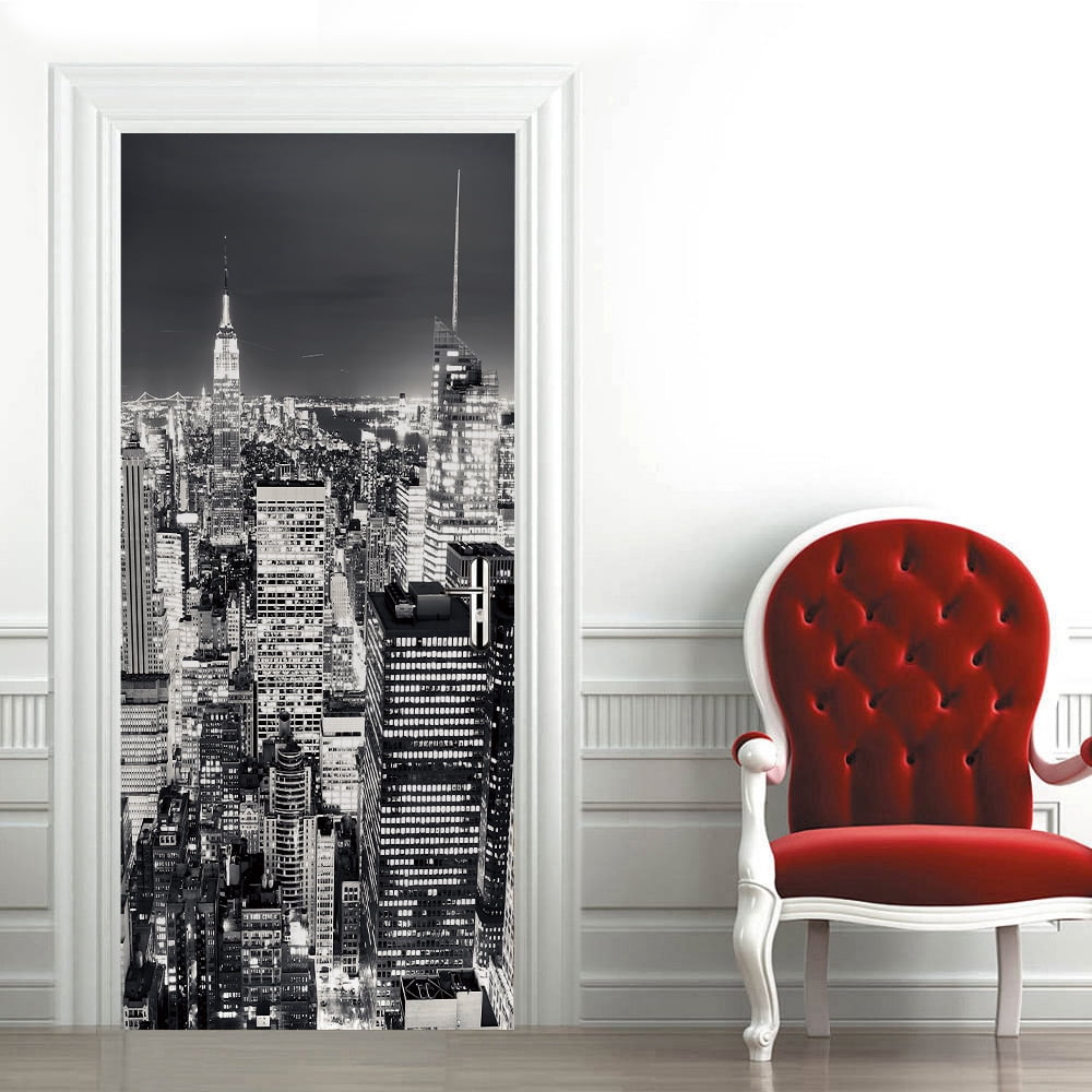 European Church Entrance Door Decorative Poster Door Wallpaper PVC ...