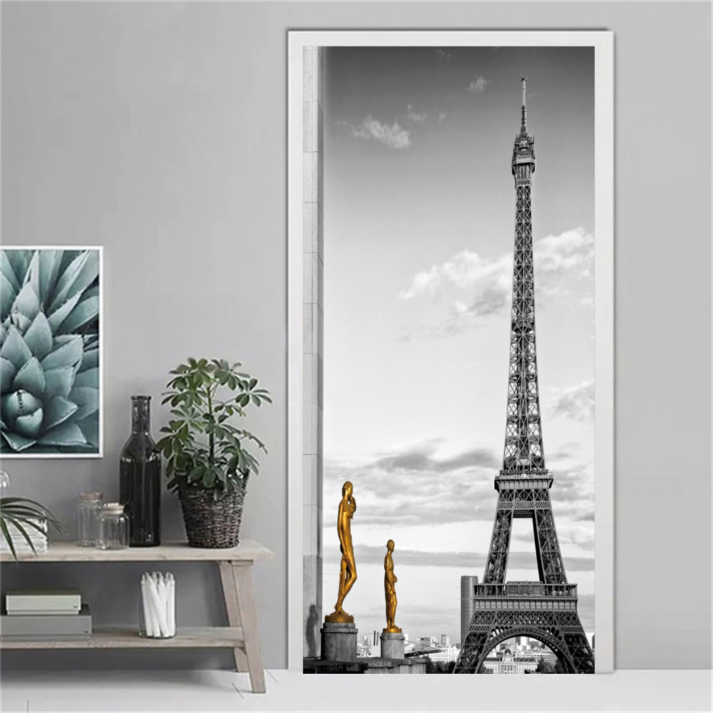 European Church Entrance Door Decorative Poster Door Wallpaper PVC ...