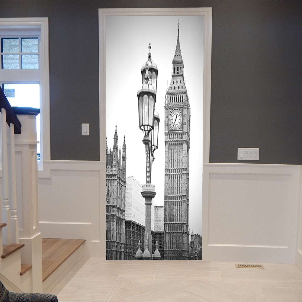 European Church Entrance Door Decorative Poster Door Wallpaper PVC ...