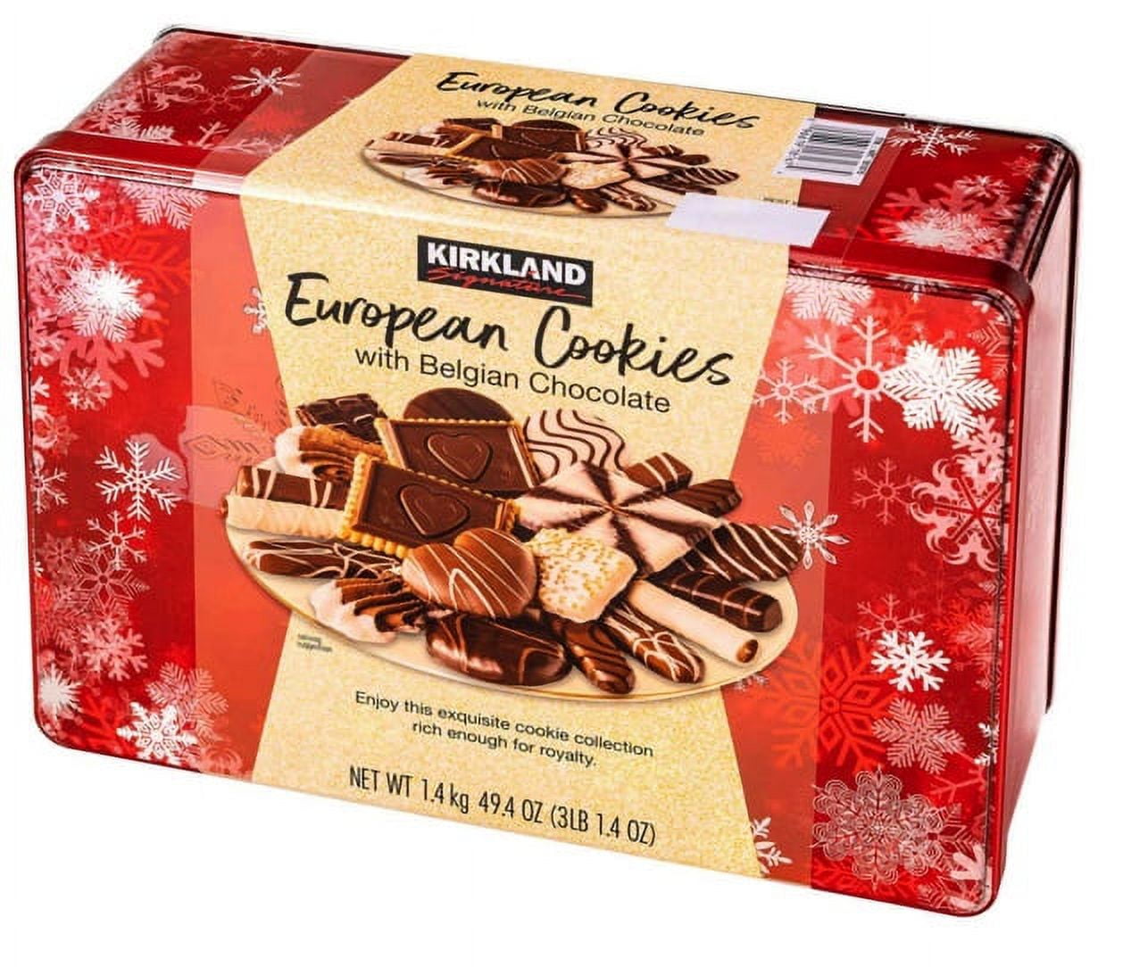 Kirkland Signature European Cookies with Belgian Chocolate, 49.4 Ounce ...