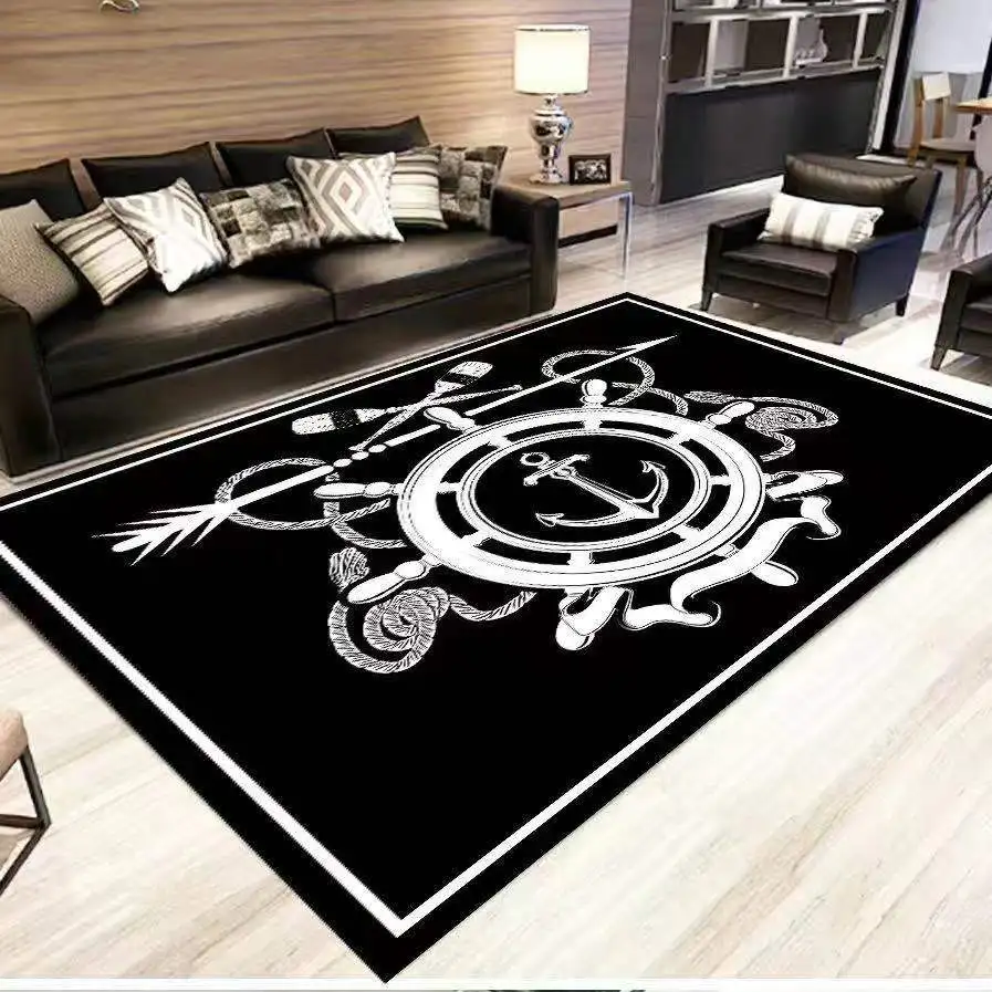 European Crown Carpets for Living Room Bedroom Area Rugs Nordic Parlor Non-Slip Mat Morocco ...