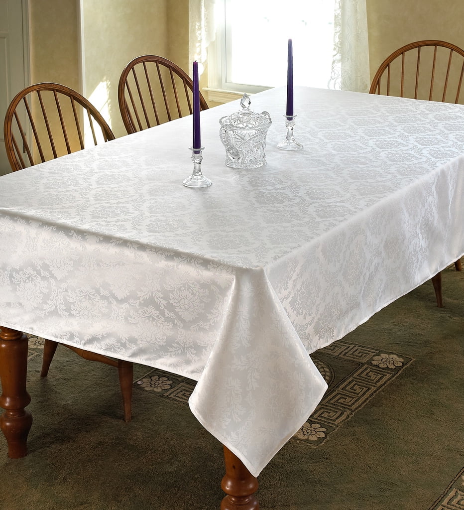European Damask Design Tablecloth - Walmart.com