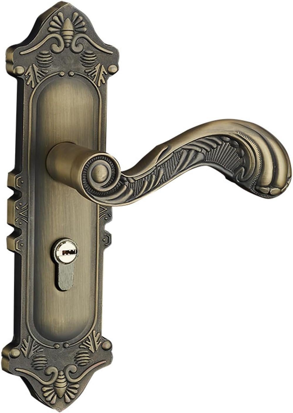European Door Lock Indoor Wooden Door Handle Lock Room Door Bedroom ...