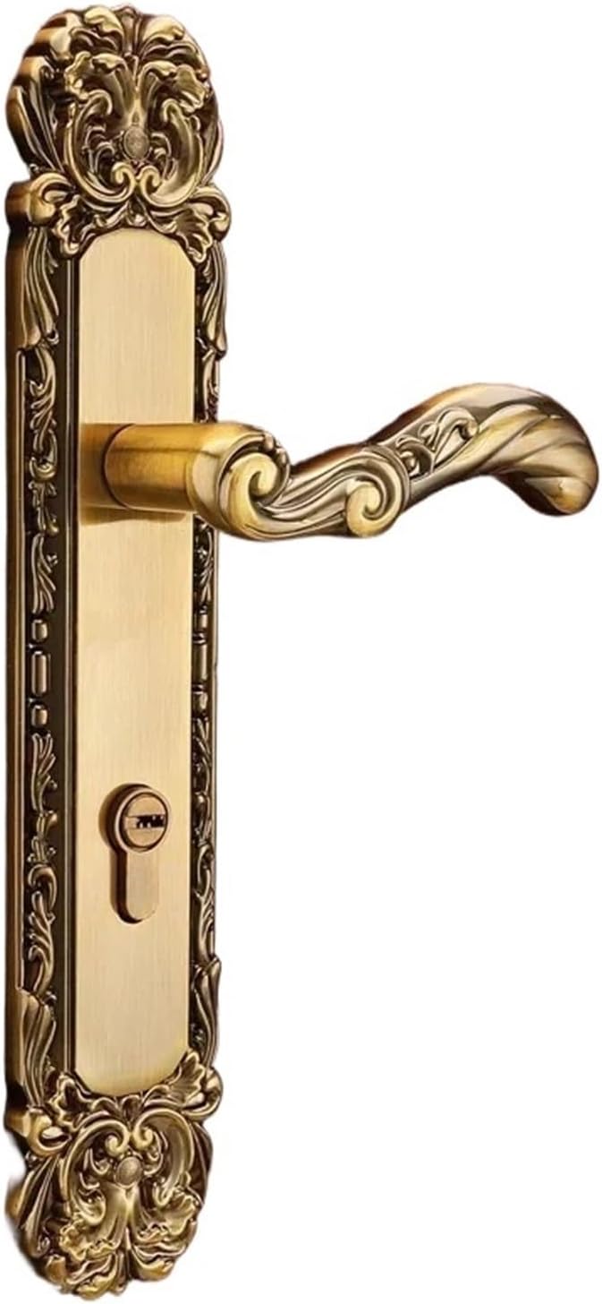 European Double-Sided Handle Lock Aluminum Alloy Silent Anti-Theft Door ...