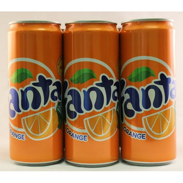 European Fanta Orange Soda 6-Pack, 330 ml - Walmart.com