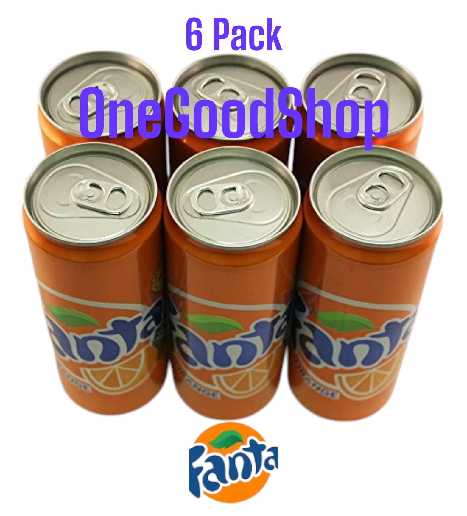 European Fanta Orange Soda 6-Pack, 330 ml - Walmart.com