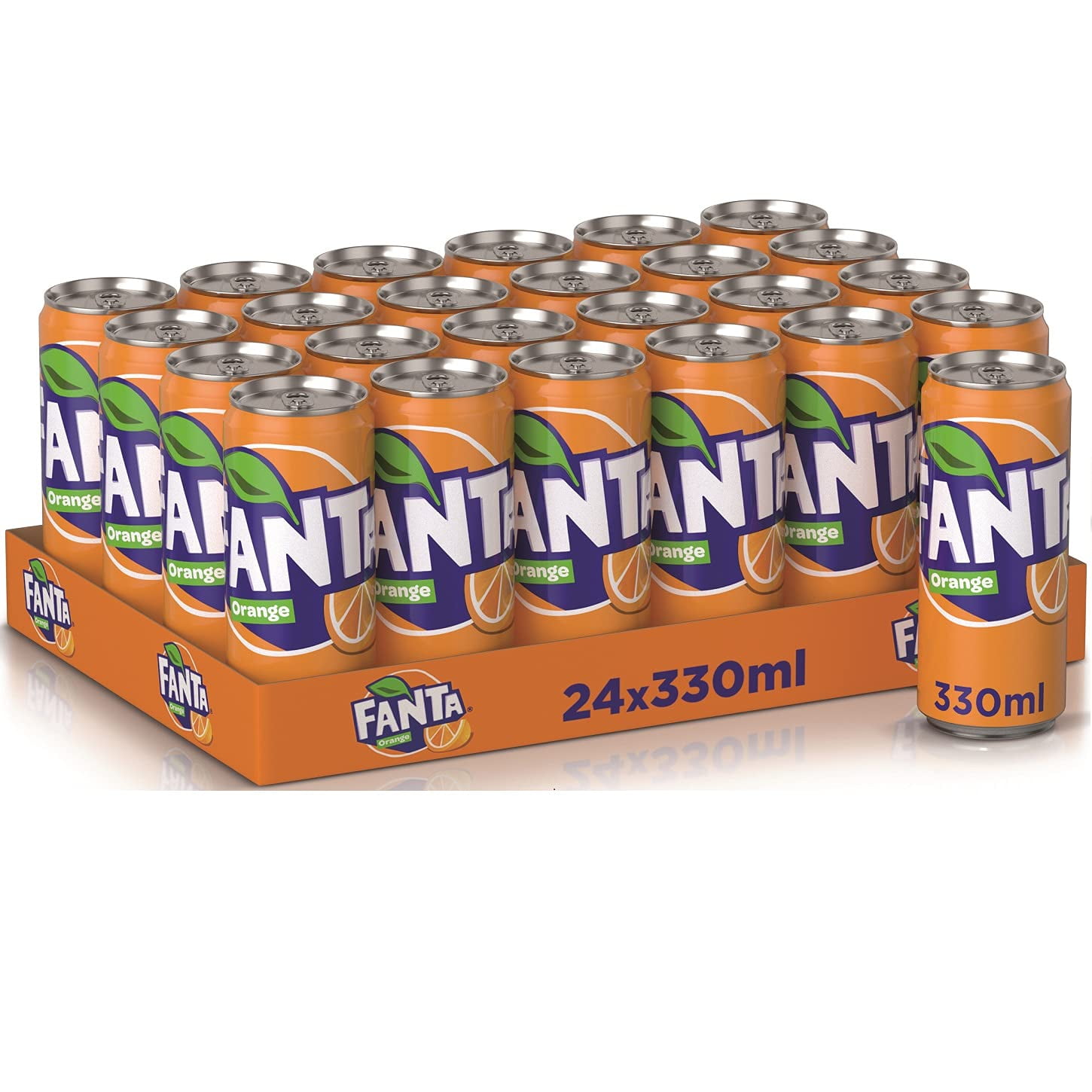 Fanta Orange Soda 7.5Oz Small Mini Cans 3/8 Packs (24 Cans) - Walmart.com