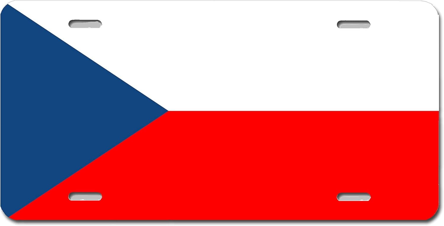 European Flag License Plate – 6X12 Full Size for Front of Car, Rust ...