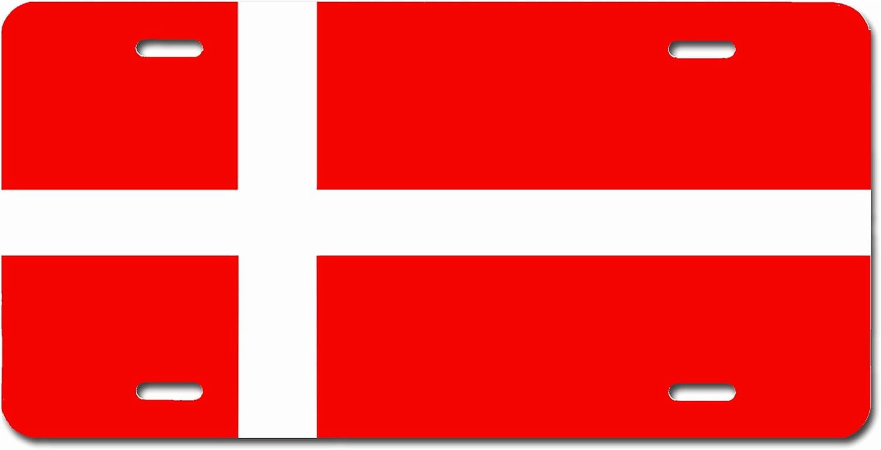 European Flag License Plate – 6X12 Full Size for Front of Car, Rust ...