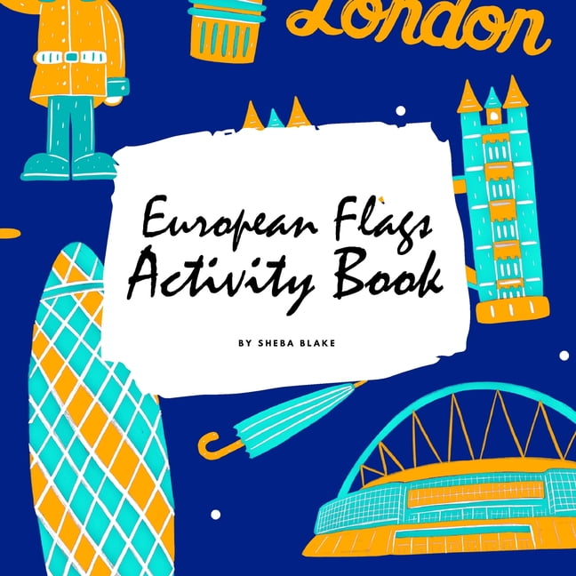 European Flags of the World Coloring Book for Children (8.5x8.5 ...