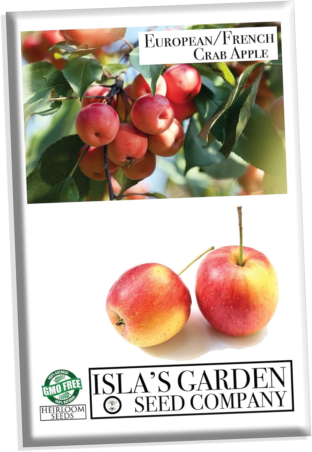 European/French Crab Apple Tree Seeds, 20 Apple Seeds Per Packet Non ...