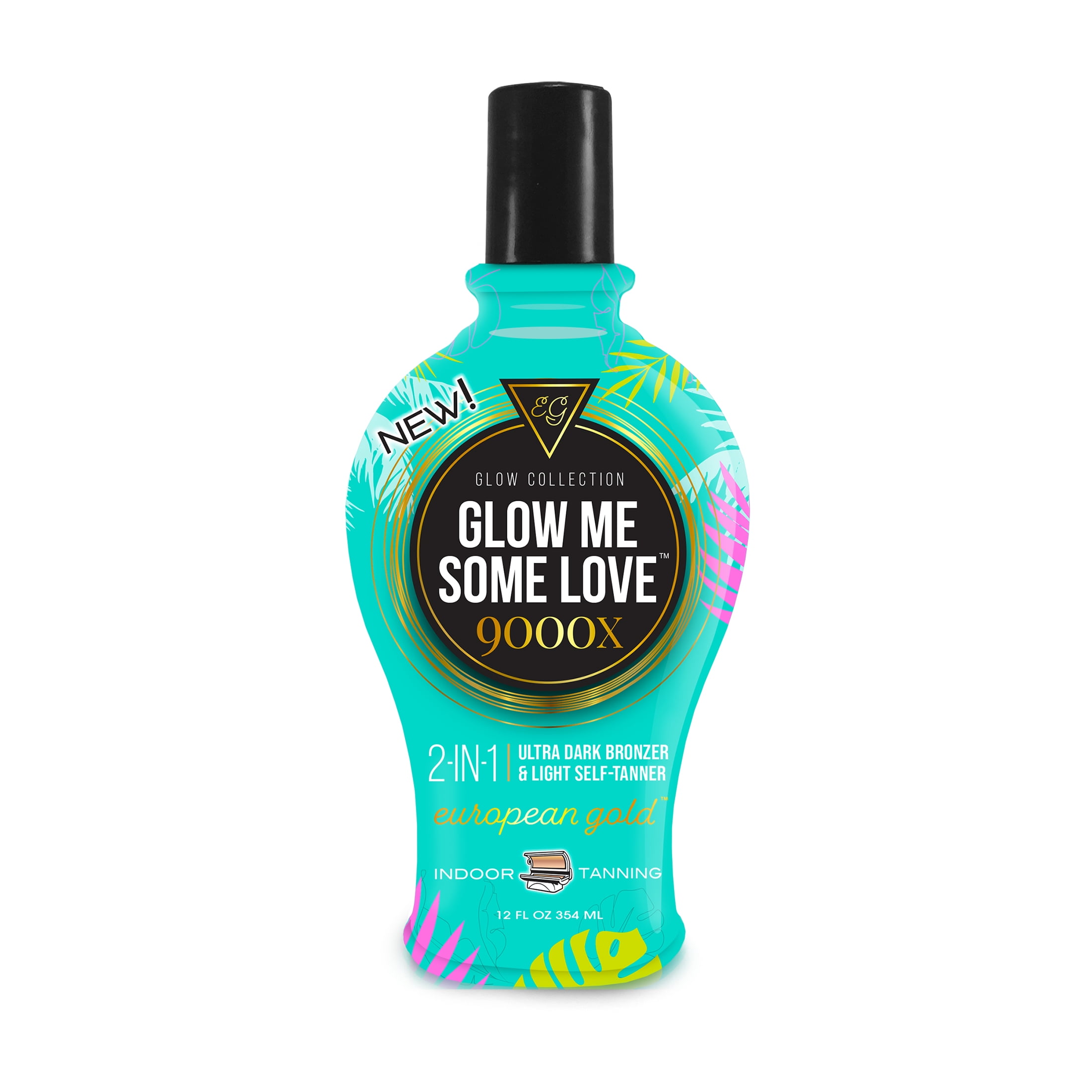 European Gold Glow Me Some Love 9000X 12oz Tanning Lotion - Walmart.com