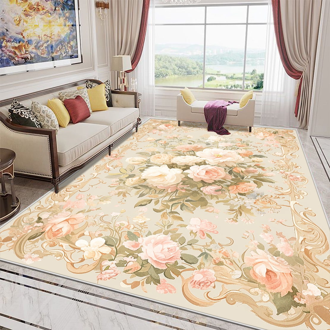 European Gorgeous Carpet Living Room Large Area ration Home Sofa Area ...