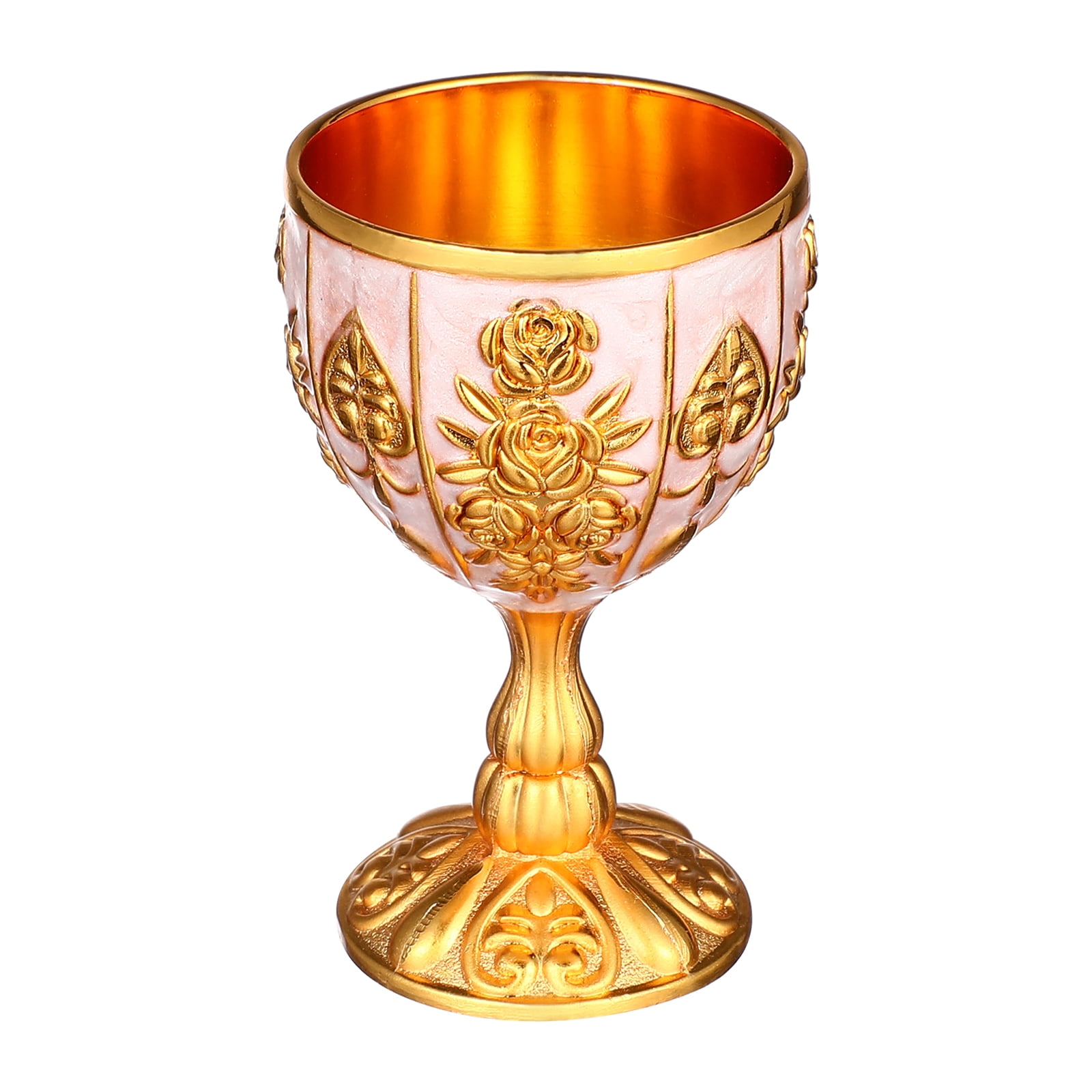European High-end Wine Glass Cool Drink Goblet Chalice Martini Golden ...