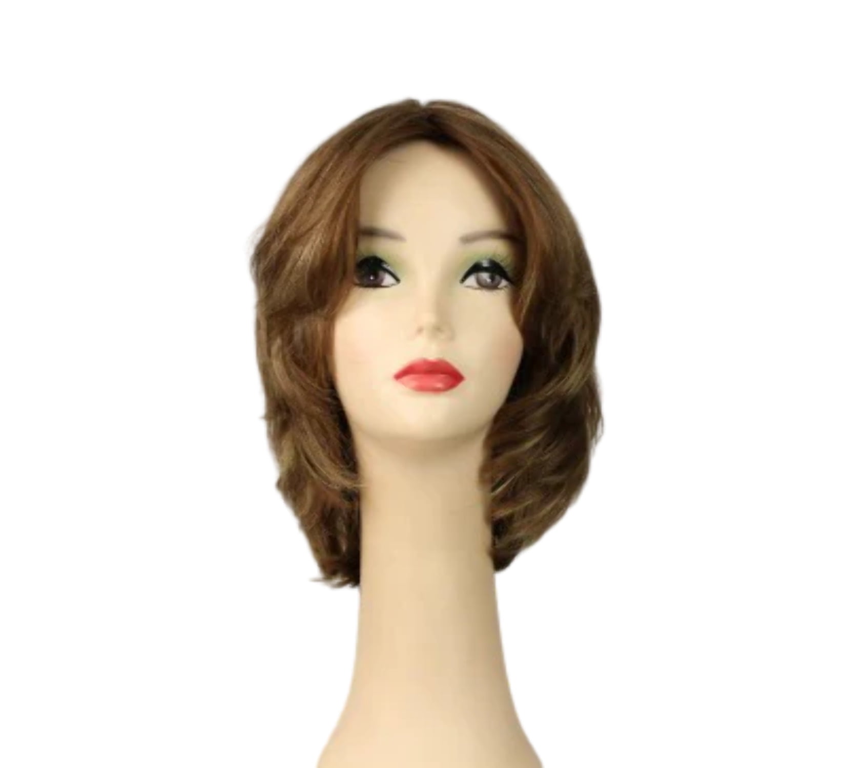 European Human Hair Freeda Wig Regina Light Brown With Ash Blonde ...
